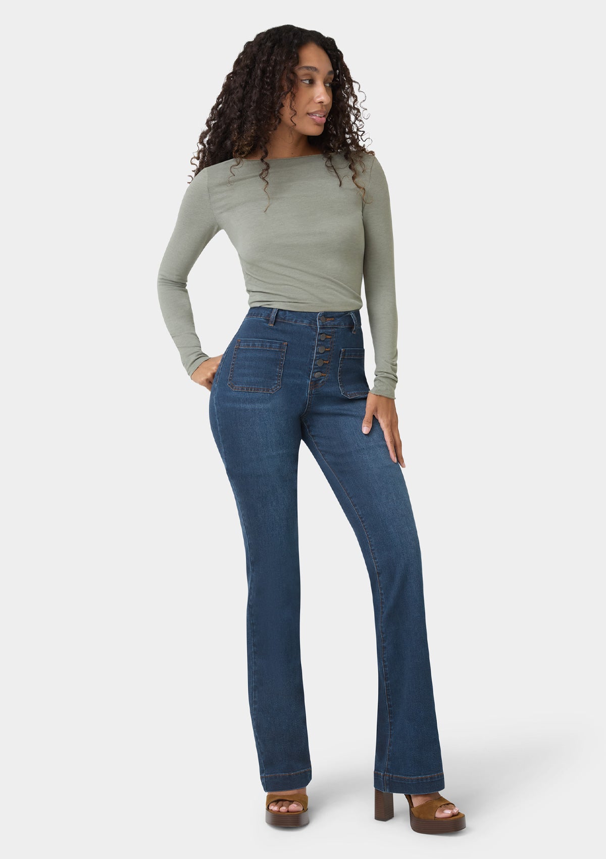 Tall Amanda High Rise Bootcut Jeans – Alloy Apparel