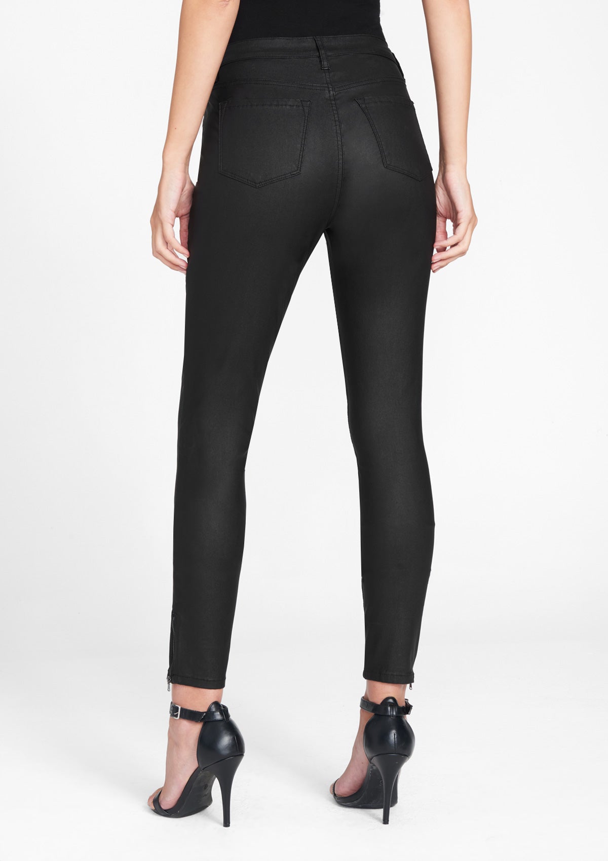Tall Ciara Coated Moto Jeans – Alloy Apparel
