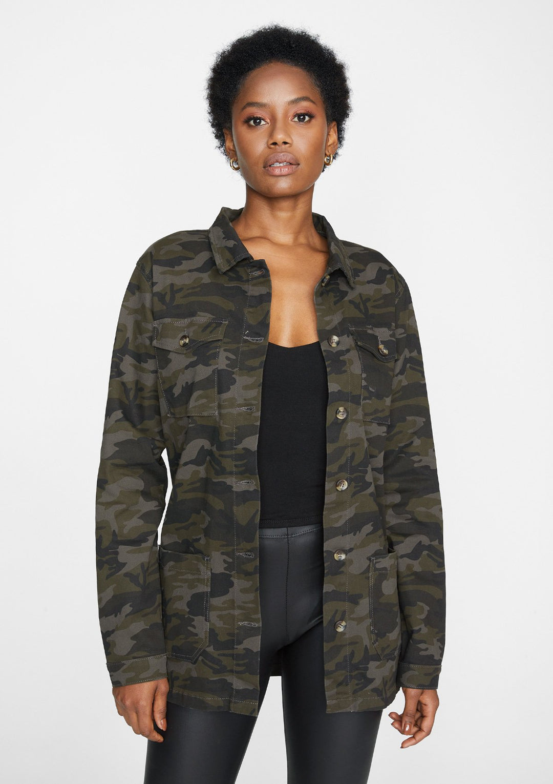 Tall Camila Camo Jacket – Alloy Apparel