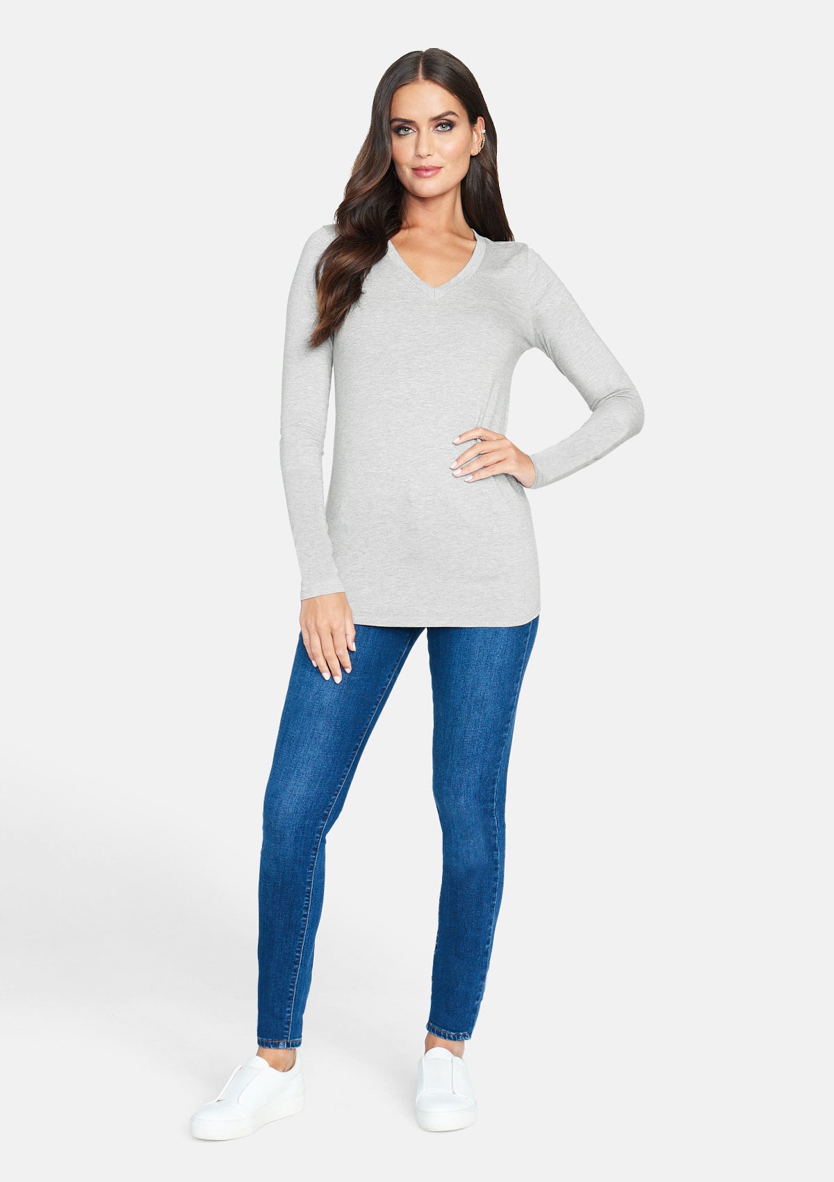 Alloy Basics - Tall Long Sleeve V-Neck – Alloy Apparel