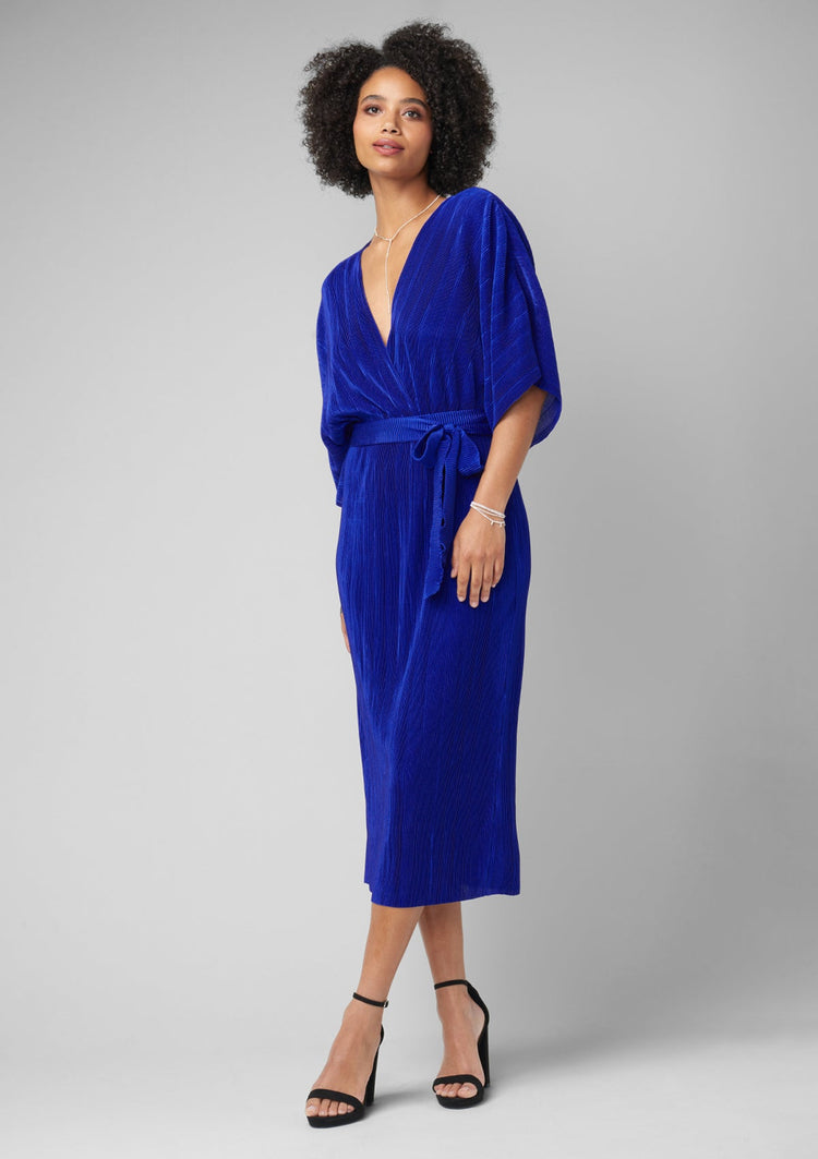 Tall Valerie Pleated Midi Dress | Alloy Apparel
